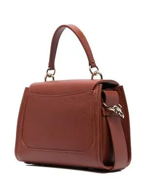 Chloé Mini Tess Grained-leather Tote Bag