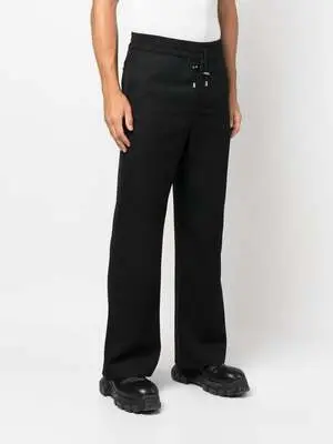 Balmain Wide-leg Trousers - Black