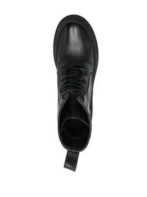 Tommy Hilfiger Logo-patch Lace-up Combat Boots