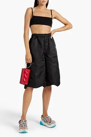 GANNI Appliquéd Shell Shorts