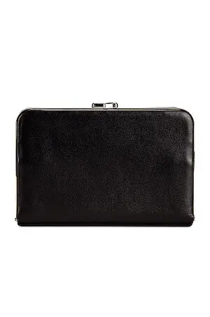 THE ROW Minaudiere Clutch In Black