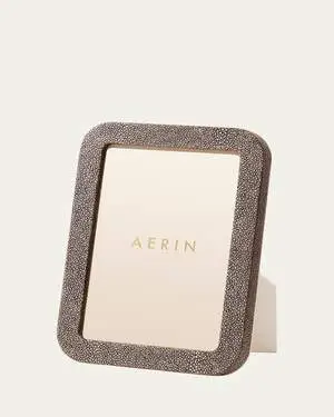 Aerin Modern Faux Shagreen Frame, 5" X 7 - Chocolate