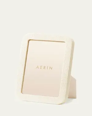 Aerin Modern Faux Shagreen Frame, 5" X 7 - Cream