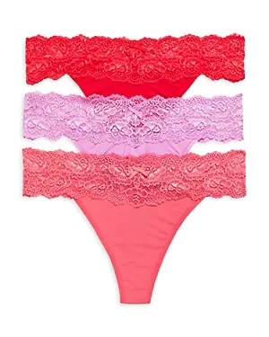 SKARLETT BLUE Goddess Thong, Set Of 3 Pic/rsy/pk