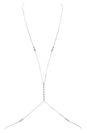 Lili Claspe Anais Body Chain - Silver