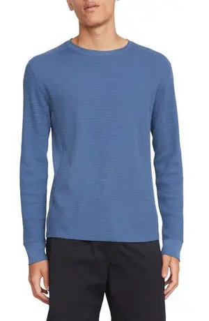 Vince Thermal Long Sleeve T-shirt Spruce Blue