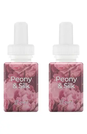 PURA 2-pack Diffuser Fragrance Refills Pink Peony And Silk