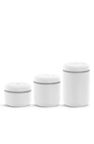 FELLOW Atmos Stainless Steel Vacuum Canister - Matte White