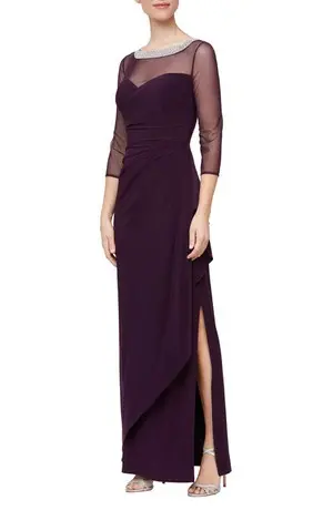 Alex Evenings Trimmed Dresses