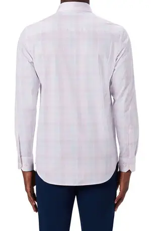 Bugatchi Ooohcotton® Plaid Button-up Shirt