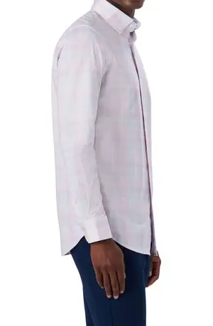 Bugatchi Ooohcotton® Plaid Button-up Shirt
