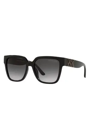 Michael Kors 54mm Square Sunglasses - Black