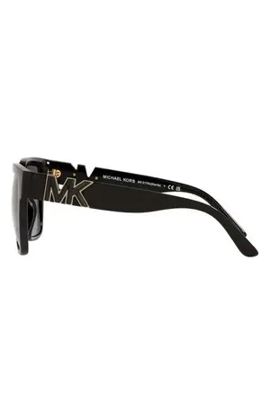 Michael Kors 54mm Square Sunglasses - Black