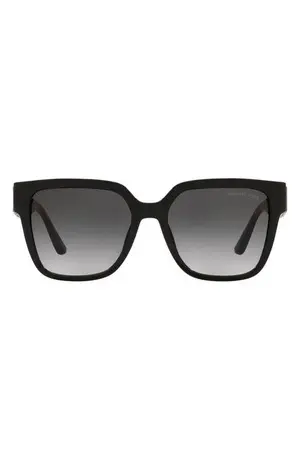 Michael Kors 54mm Square Sunglasses - Black