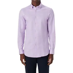 Bugatchi Ooohcotton® Button-up Shirt - Lilac