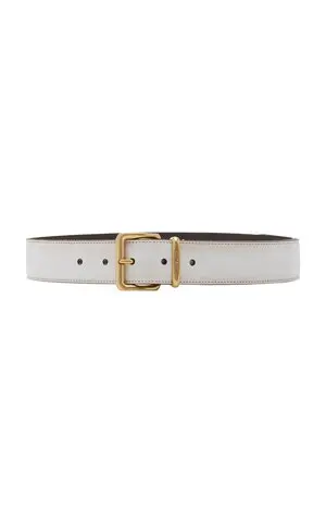 Miu Miu Leather Belt White