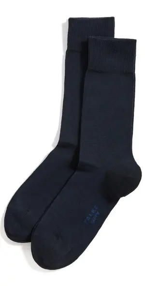 Falke Happy 2-pack Crew Socks - Dark Navy
