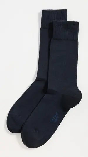 Falke Happy 2-pack Crew Socks - Dark Navy