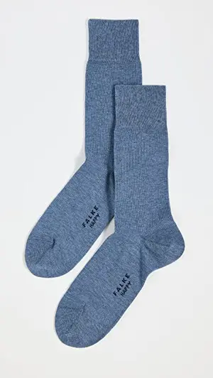 Falke Happy 2-Pack Crew Socks Light Denim