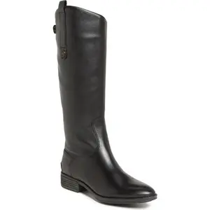 Sam Edelman Penny Boots Knee High Leather - Black