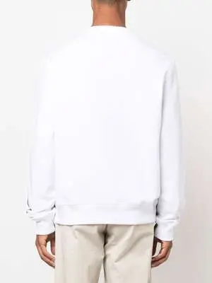 LANVIN Camouflage Print Embroidered Logo Sweatshirt