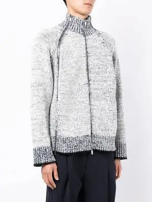 3.1 Phillip Lim Marled Zip-up Cardigan