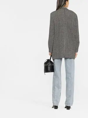 MARANT ETOILE Cikaito Oversized Plaid Coat