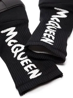Alexander McQueen Tread Sock Boots - Black