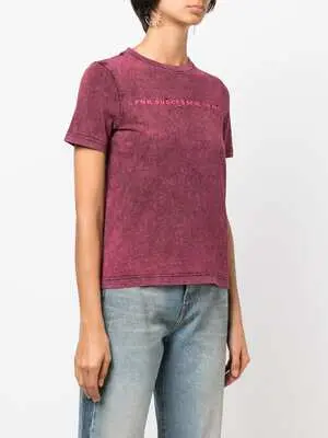 DIESEL® Slogan Print Distressed T-shirt