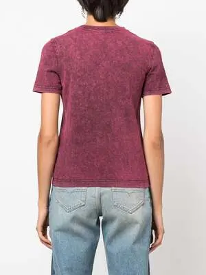 DIESEL® Slogan Print Distressed T-shirt