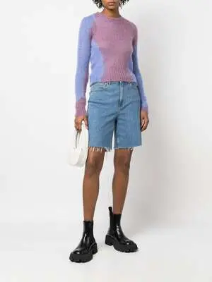 DIESEL® Two-tone Mohair-wool Blend Jumper