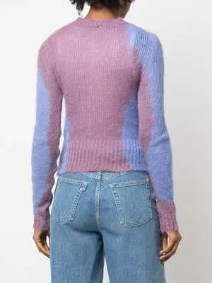 DIESEL® Two-tone Mohair-wool Blend Jumper