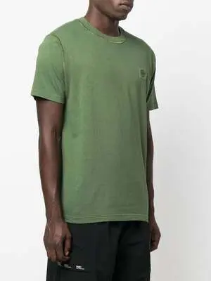 Stone Island Compass Patch Cotton T-shirt - Green