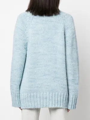 MAISON MARGIELA Botanical Dye V-neck Cardigan - Blue