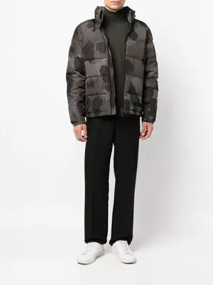 Aspesi Camouflage-print Padded Jacket