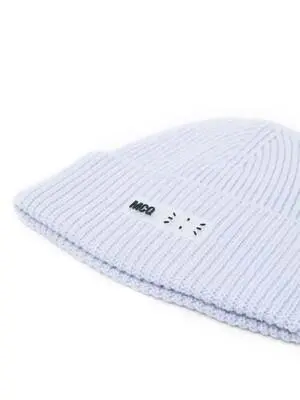 Alexander McQueen Logo-print Ribbed-knit Beanie