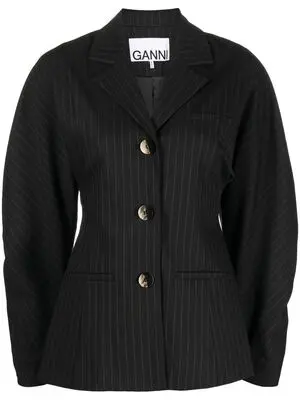 Ganni Long Sleeve Blazers For Women