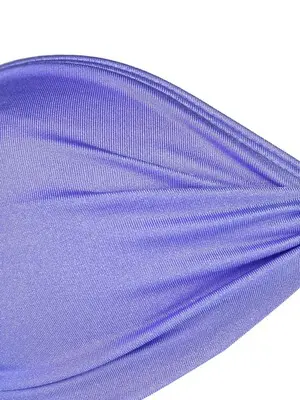 MANOKHI Ruched Bikini Set - Purple