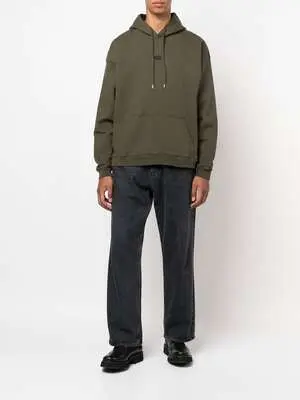 Dsquared2 Embroidered Logo Hoodie - Green
