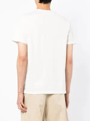 Fred Perry Embroidered-logo Cotton T-shirt - White