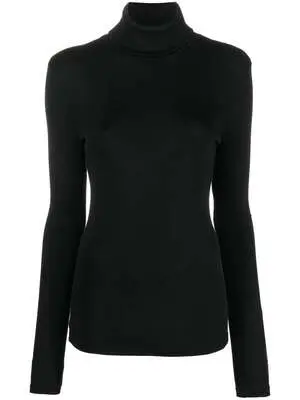 MARANT ETOILE Roll Neck Jumper - Black