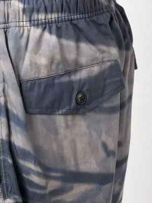 DIESEL® Abstract-print Lyocell Shorts