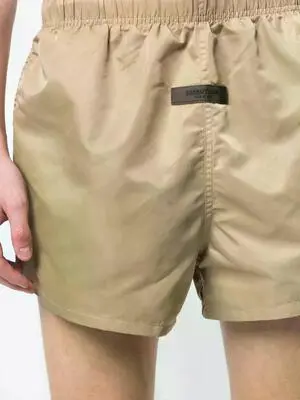Fear Of God Logo Patch Track Shorts
