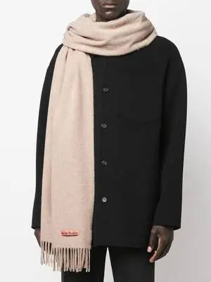 Acne Studios Fringed Wool Scarf