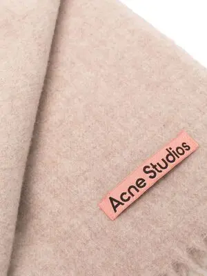 Acne Studios Fringed Wool Scarf
