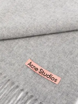 Acne Studios Fringed Wool Scarf