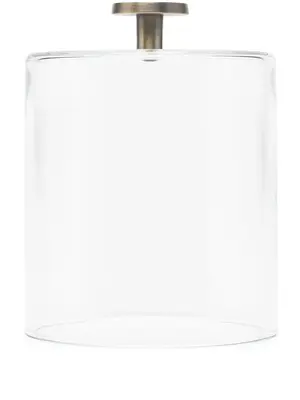 L'Objet Cylinder Glass Candle Cover - Gold