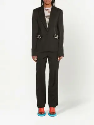 JW Anderson Straight-leg Trousers - Black