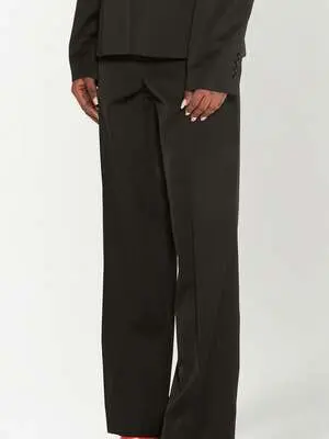 JW Anderson Straight-leg Trousers - Black