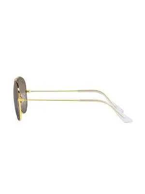 Ray-ban Chromance Aviator Sunglasses - Gold